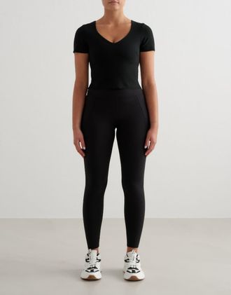 Aim'n Black Sense - Legging &agrave; poche - Noir