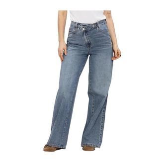 Y.A.S Yasuva HW Wide Jeans - - Jeans - Damen - Blau - W27 L32