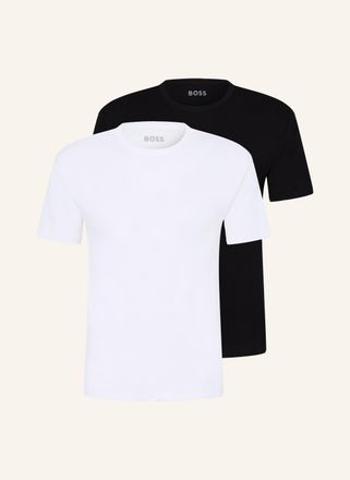 HUGO BOSS 2er-Pack T-Shirts Classic Rib schwarz