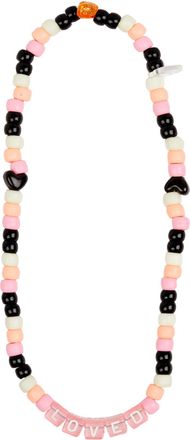 Lauren Rubinski Collier Love Beads LOVE Orange Rose