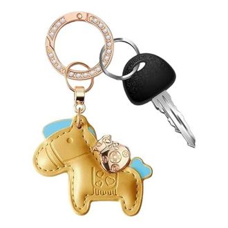 Generico Breloque cheval | Nouvel An 2026 Bonne chance de bon augure | Porte-cl&eacute;s Ann&eacute;e du cheval | pour sac &agrave; main, sac &agrave; dos, bureau, voyage, vacances, festi