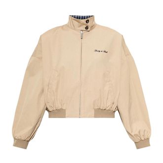 Sporty & Rich Prep Scholo Reversible Jacket - - Jackets - Damen - Beige - S