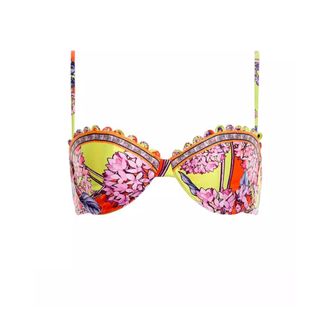 Agua Bendita Femme, Maillots de bain, Multicolore, Taille: 40 FR Haut de Bikini Floral Style Piper