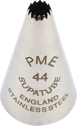 PME ST44 Supatube Nr. 44 aus nahtlosem Edelstahl mit großem Strang, Silver, 1.72 x 1.72 x 3.5 cm
