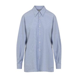 Maison Margiela Femme, Blouses et Chemises, Bleu, Taille: 38 FR S51Dt0030.M35718 Shirt