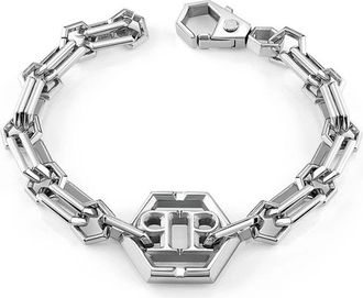 Philipp Plein Pj9Ea02Bu Icon Chain Bracelet - - Accessories - Herren - Grau - ONE SIZE