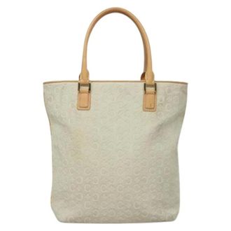 Celine Pre-owned Vintage Macadam Tote Bag - Femme - Pre-owned - Beige - Taille: ONE Size