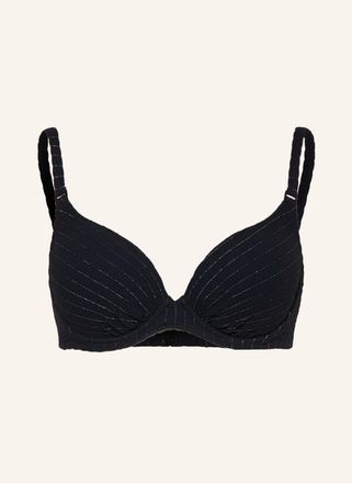 Watercult Watercult B&uuml;gel-Bikini-Top Afterlight Mit Glitzergarn schwarz