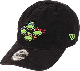 New Era Teenage Mutant Ninja Turtles Black 9Twenty Unstructured Strapback - One-Size