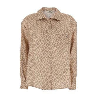 Herno Damen, Blusen & Hemden, Beige, LGr&ouml;&szlig;e