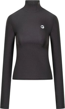 Coperni Femme, Tops, Noir, Taille: 36 FR Tight High Neck Top