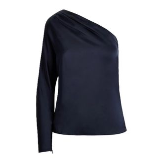 Ralph Lauren Rachim Langarm-Bluse - - Tops - Damen - Blau - S