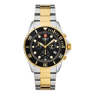 Swiss Alpine Military Swiss Alpine Military Herren Armbanduhr Master Diver Chrono 7053.9147 44 mm Chronograph Datumsanzeige Armband Stainless Steel - - Accessories - Herren