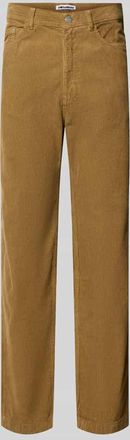 Review Straight Fit Cordhose aus reiner Baumwolle mit G&uuml;rtelschlaufen