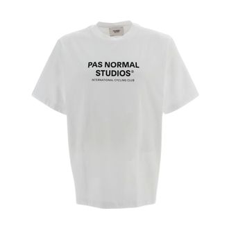 Pas Normal Studios T-shirt Logo Off-Race - Homme - Tops - Blanc - Taille: M