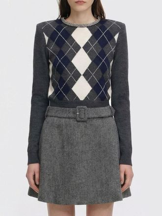 Self Portrait Pullover SELF-PORTRAIT Damen Farbe Grau