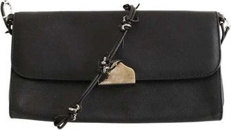 Balenciaga Sac &agrave; main en cuir noir