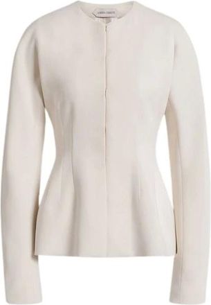 Alberta Ferretti Femme, Vestes, Beige, Taille: 34 FR Veste Cady &Eacute;l&eacute;gante