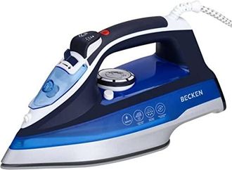 Becken Kleiderbügel, 2600 W, Keramiksohle, Dampfstoß, 100 g, Antikalksystem, Selbstreinigung, Blau, 7612837