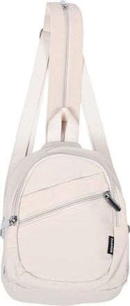 Garneck Mini Paquet Bandouli&egrave;re Femme en Nylon L&eacute;ger Beige Paquet &agrave; Dos D&eacute;contract&eacute; Compact Multifonction Portable pour Voyages Randonn&eacute;e et Sorties Quotidien