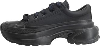 Converse Run Star Crush Leather - Femme - Chaussures - Noir - Taille: 39 EU