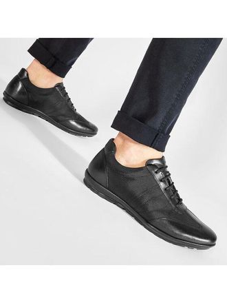 Geox Halbschuhe U Symbol B U74A5B 01143 C9999 Schwarz