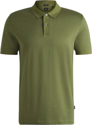 BOSS polo en coton - Vert
