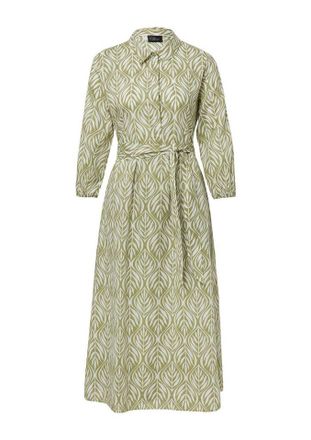 s.Oliver Midikleid Kleid Hemdblusenkleid in Midil&auml;nge mit All-over-Print