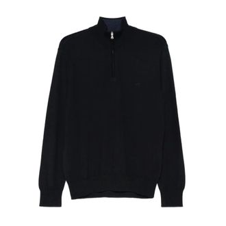 Paul & Shark X-Soft Half-Zip Pullover - - Knitwear - Herren - Blau - L
