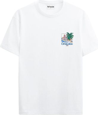 On Vacation T-Shirt aus Bio-Baumwolle mit beidseitigem Print in