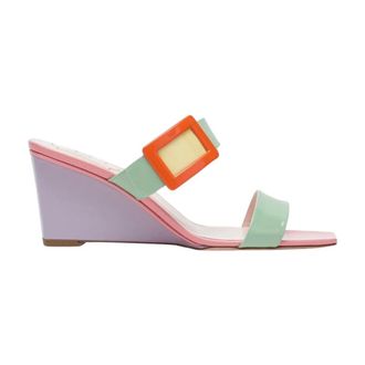 Roger Vivier Belle Vivier Mule Wedge 60 - Femme - Chaussures - Multicolore - Taille: 38 1/2 EU