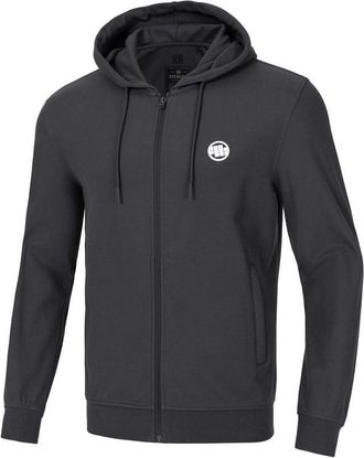 Pitbull Herren Kapuzenpulli mit Rei&szlig;verschluss D&uuml;nner Hoodie mit Zip Kapuzenpullover Zipper Pit Bull West Coast Pique Rockey Sweatshirt Langarm T-Shirt Hoody 