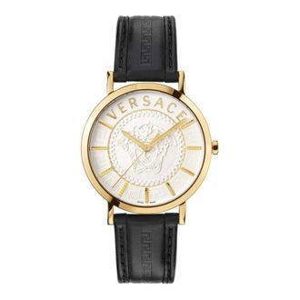 Versace Homme, Accessoires, Jaune, Taille: ONE Size Montre V-Essential