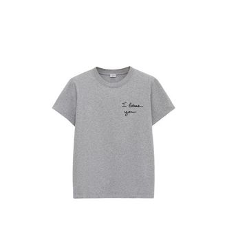 Loewe T-shirt classique brod&eacute; en coton