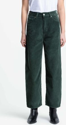 Kings of Indigo Kings of Indigo Damen vegan Hose Leila Cord Dunkelgr&uuml;n