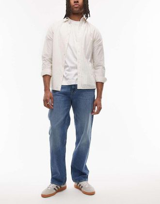 Tommy Jeans Otis - Regular Straight Jeans in mittlerer Waschung-Blau