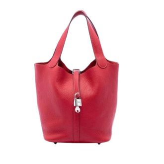 Herm&egrave;s Pre-owned Picotin Lock 22 - Femme - Pre-owned - Rouge - Taille: ONE Size