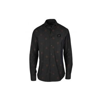 Philipp Plein Homme, Chemises, Vert, Taille: L Chemise Ray&eacute;e en Coton