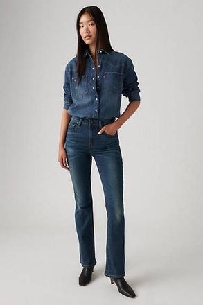 Levi's 725 High Rise Bootcut Jeans - Damen - Blau / Blau