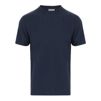 MC2 Saint Barth Navy Baumwoll Crew Neck T-shirt - - Tops - Herren - Blau - 3XL