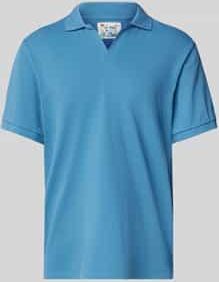 MC2 Saint Barth Regular Fit Poloshirt mit V-Ausschnitt Modell CHARLES