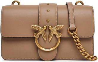 Pinko Handtasche Love One Mini ST.CL Al 25-26 PLTT 105856 A0F1 Beige