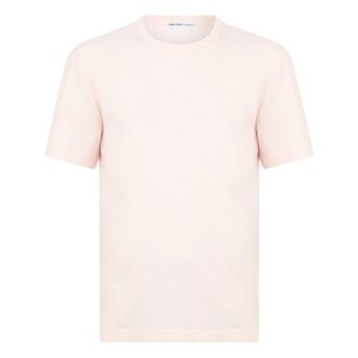 James Perse Homme, Tops, Rose, Taille: M T-shirt &agrave; Manches Courtes et Col Rond