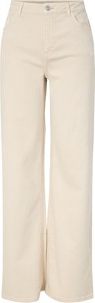 Pieces Pcsilke Mw Wide Colored Jeans Noos Bc