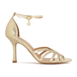 Kazar Goldene Sandalen mit eingebauten Abs&auml;tzen - - Shoes - Damen - Gelb - 36 EU