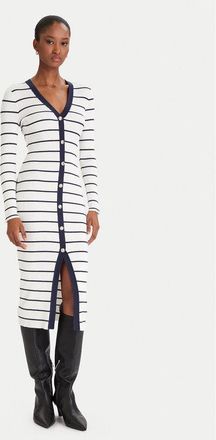 Guess Strickkleid W5YK98 Z2YK2 Weiß Slim Fit