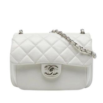 Chanel Pre-owned Classic Flap Crossbody - - Pre-owned - Damen - Wei&szlig; - ONE SIZE