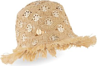 Paco Rabanne Bob in Raphia - - Accessories - Damen - Beige - ONE SIZE