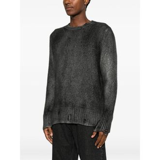Avant Toi Crew-Neck Cashmere Sweater - Gray