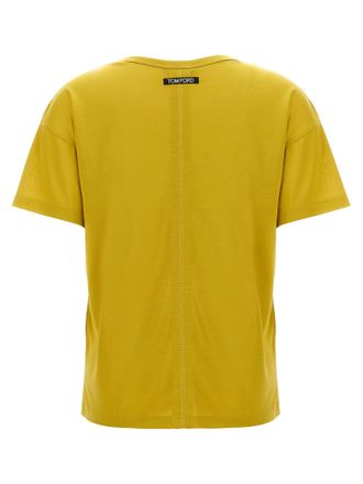Tom Ford Womens Bicolor Silk T-Shirt
